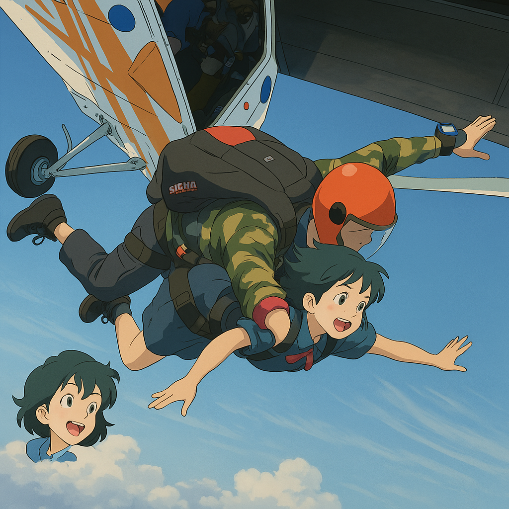 Transform this into Studio ghibli art form. The person is fe ...