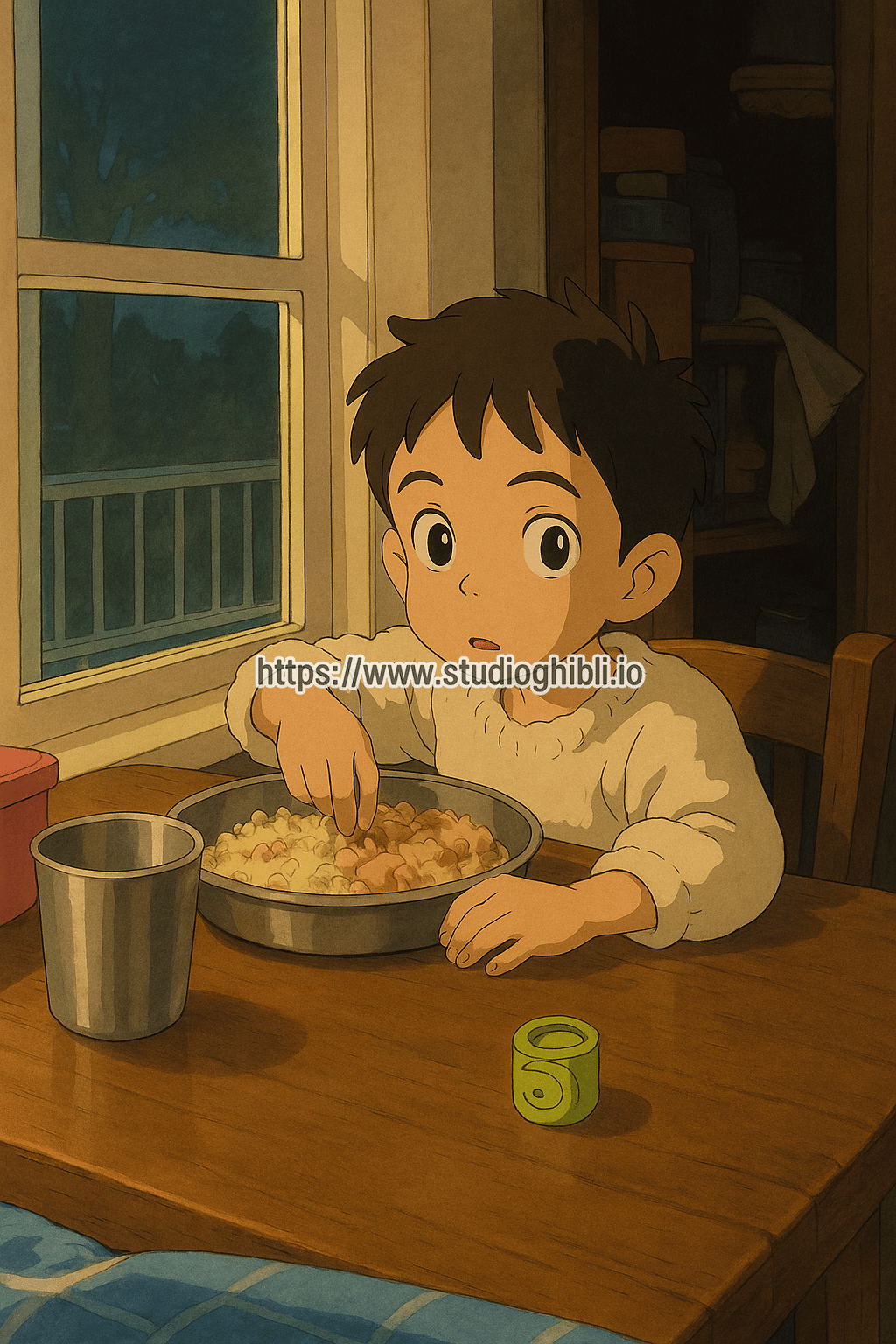 Turn this image into Studio Ghibli style - Ghibli | Studio Ghibli