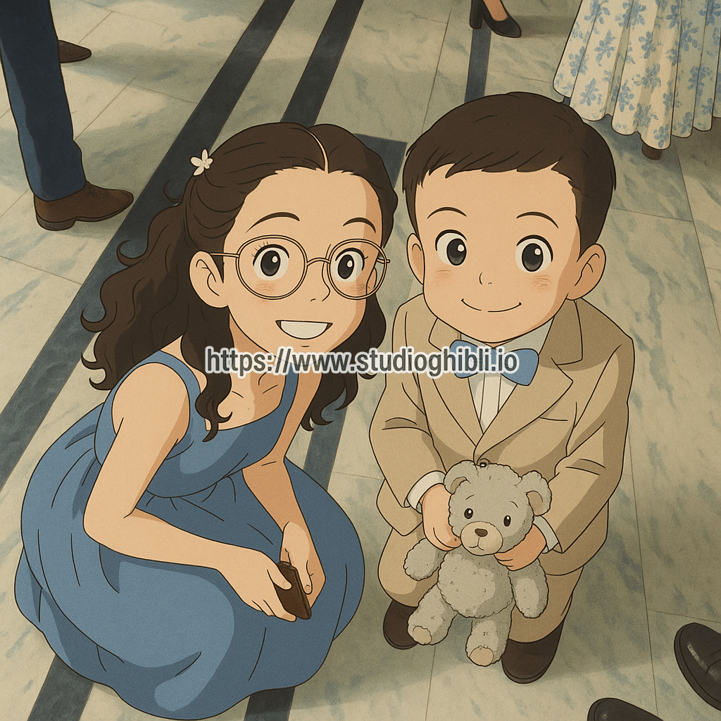 Estilo Ghibli ella tierna y dulce y brazo delgado - Ghibli | Studio Ghibli
