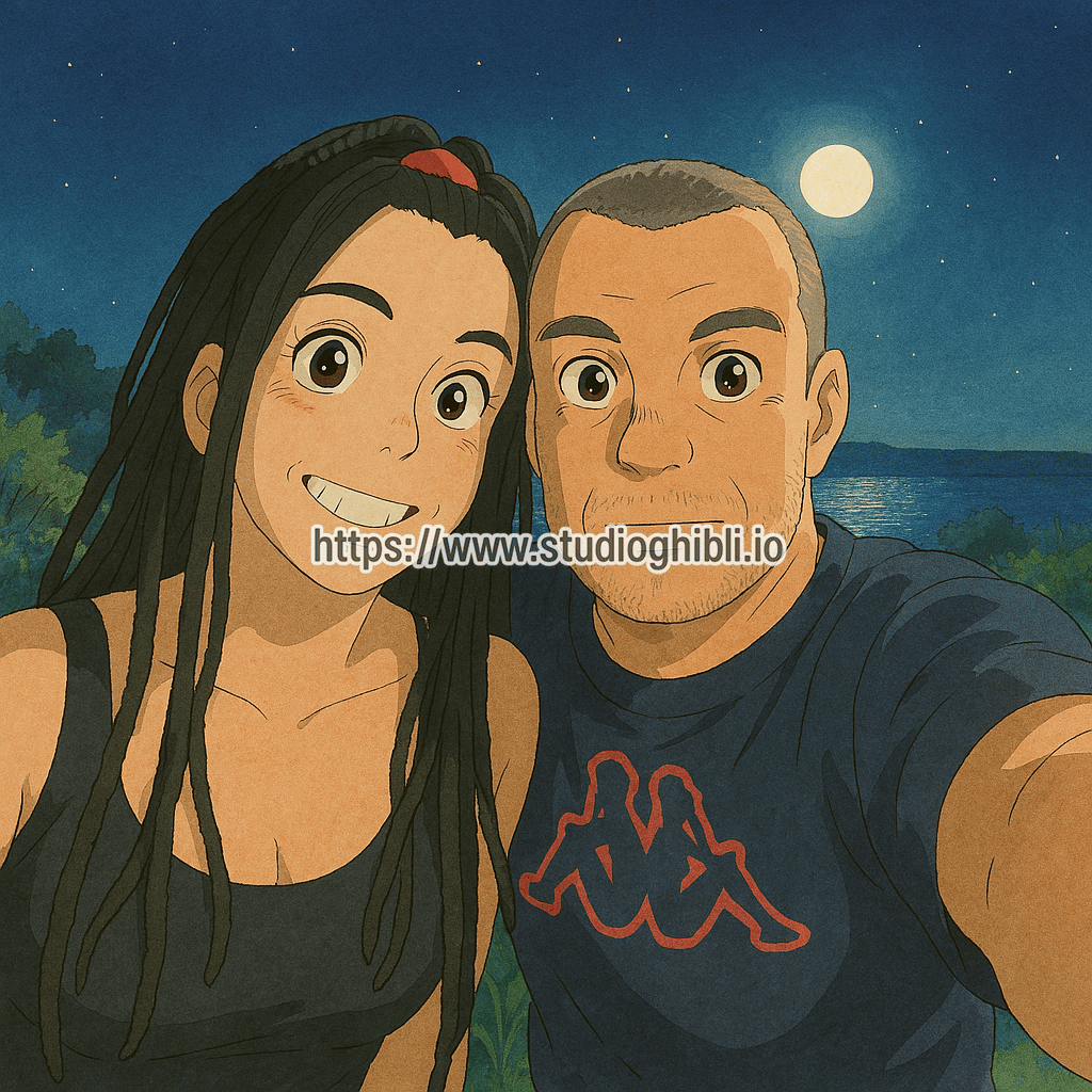 Transform the given image into the style of Studio Ghibli, e ...