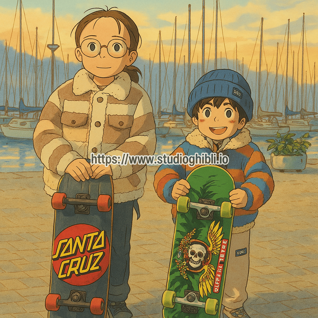 Turn this image into Studio Ghibli style - Ghibli | Studio Ghibli