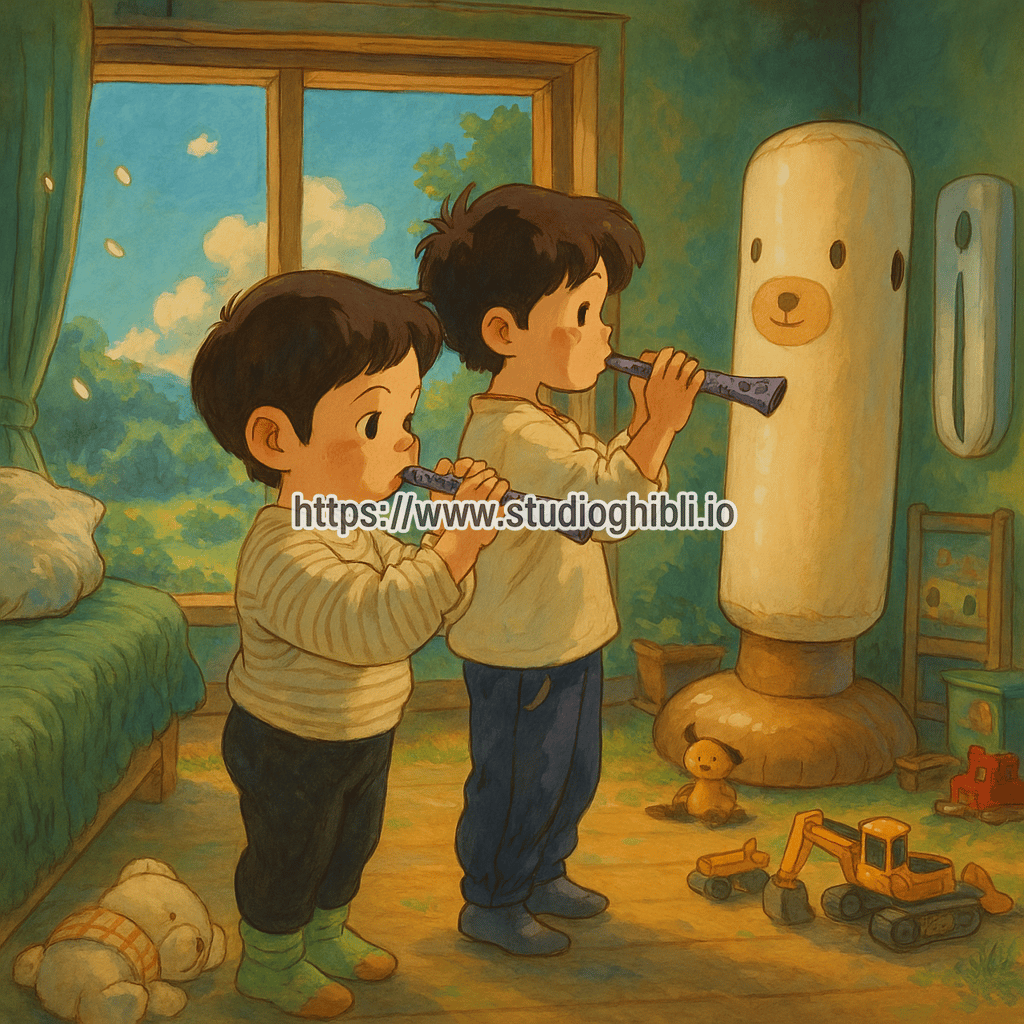 Turn this image into Studio Ghibli style - Ghibli | Studio Ghibli