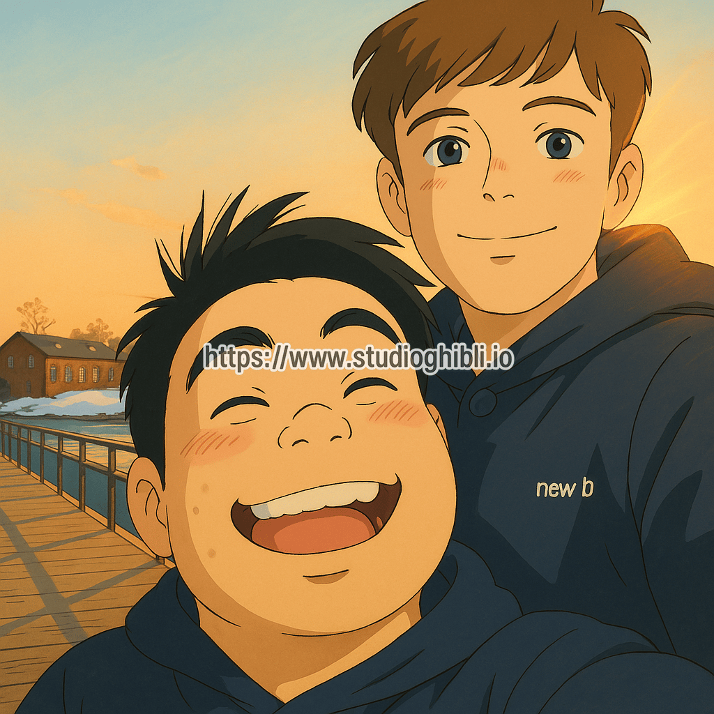 Turn this image into Studio Ghibli style - Ghibli | Studio Ghibli