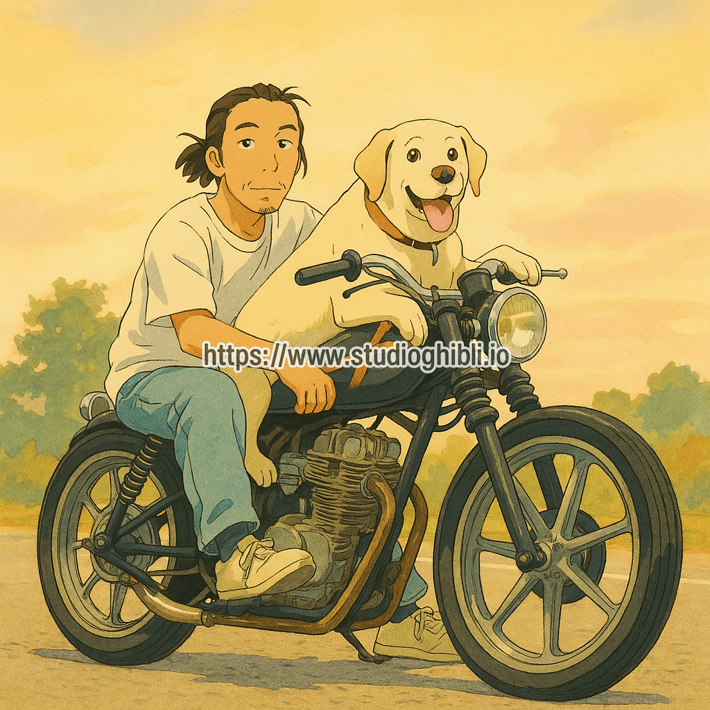 Turn this image into Studio Ghibli style - Ghibli | Studio Ghibli