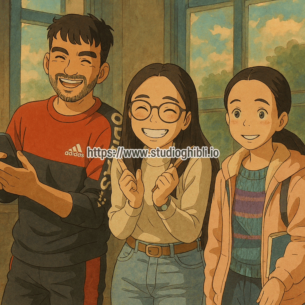 Turn this photo into a Ghibli style masterpiece - Ghibli | Studio Ghibli